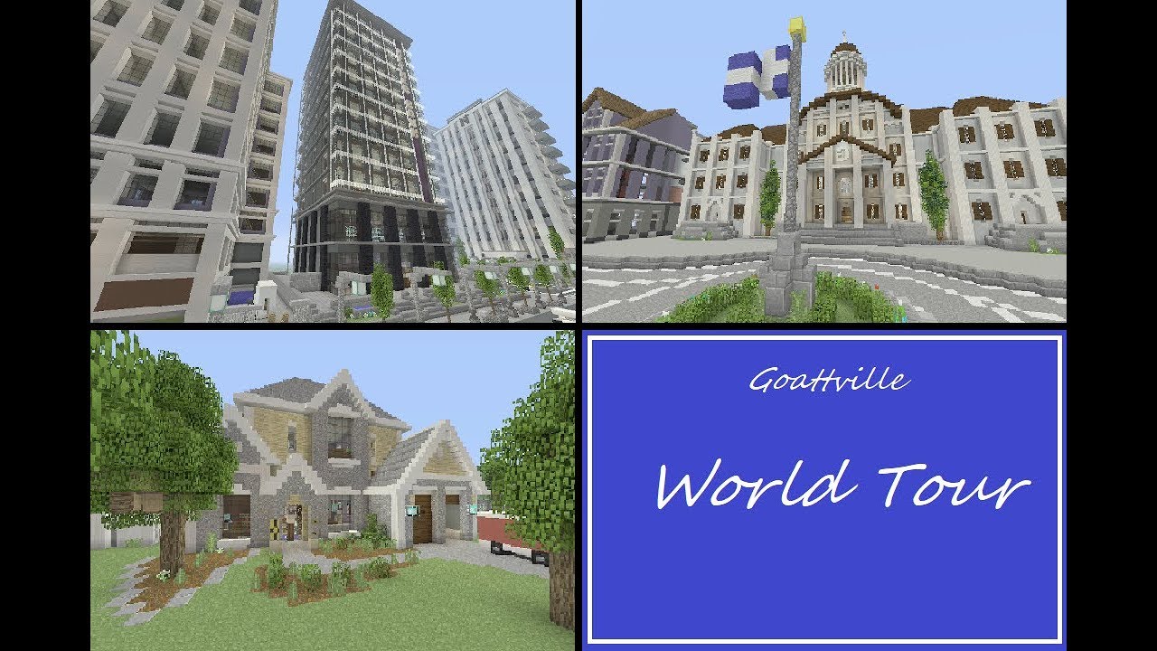 Minecraft - Goattville Updates - E50 (Full World Tour) - YouTube