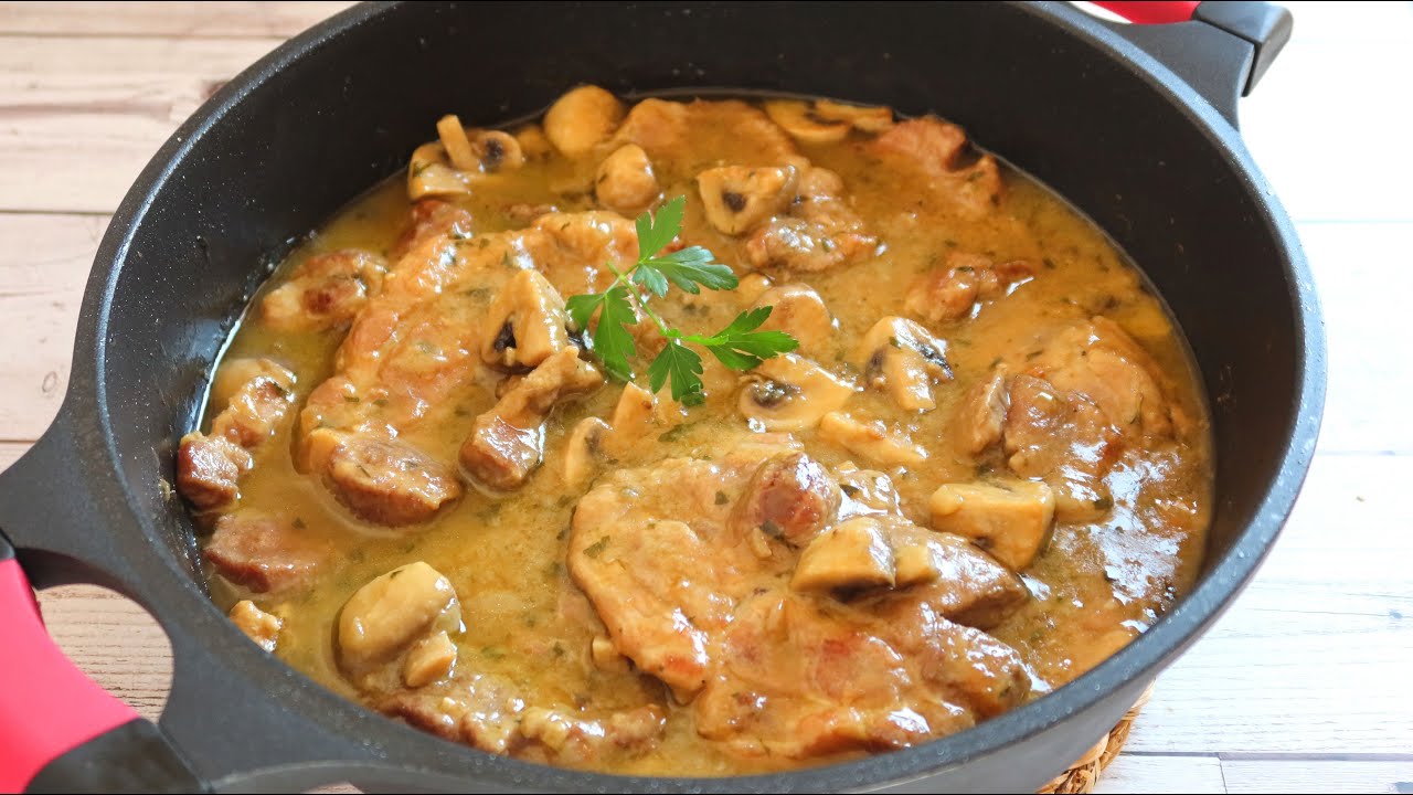 Filetes de CERDO A LA CERVEZA. Receta fácil y sin complicaciones - YouTube