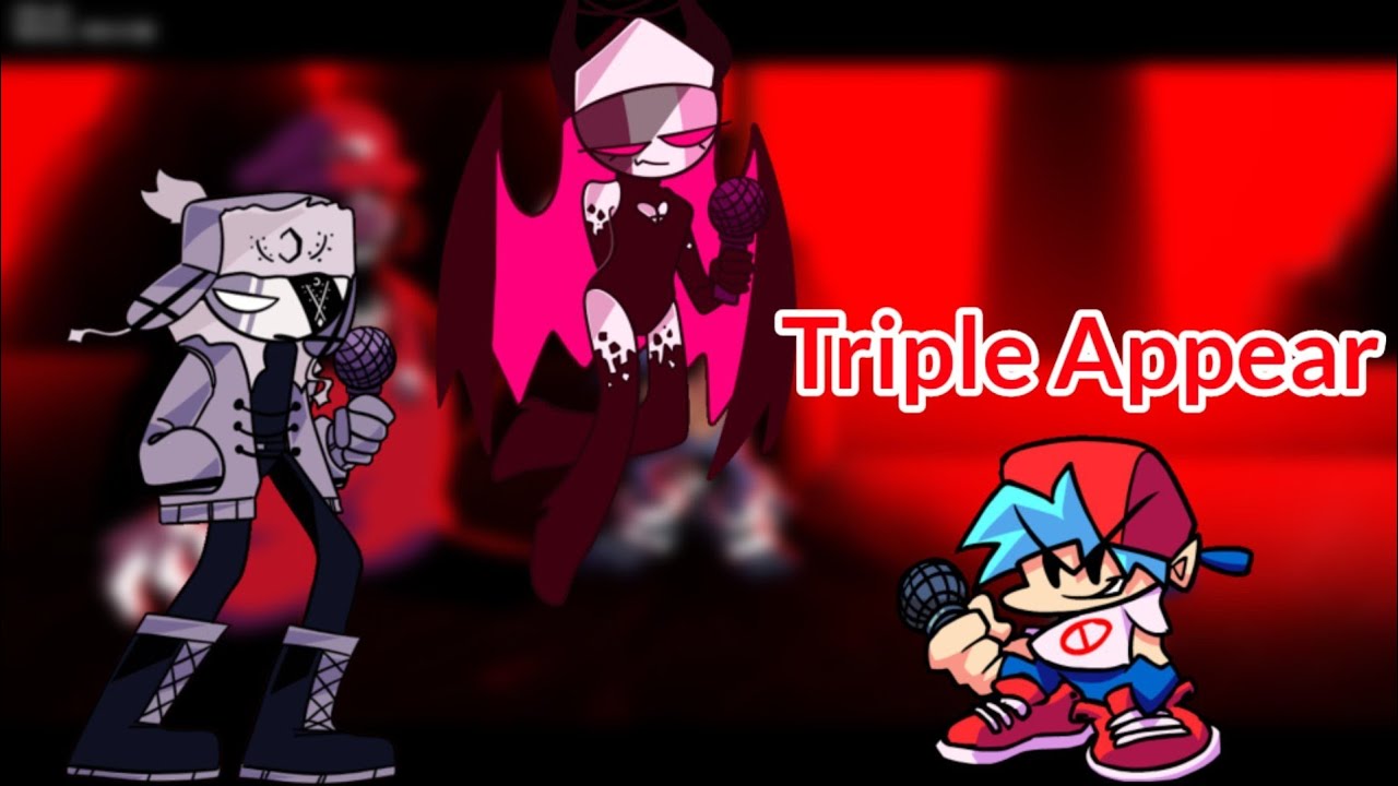Triple Appear but Sarvente and Ruv Sing it (FnF Triple Appear Cover ...