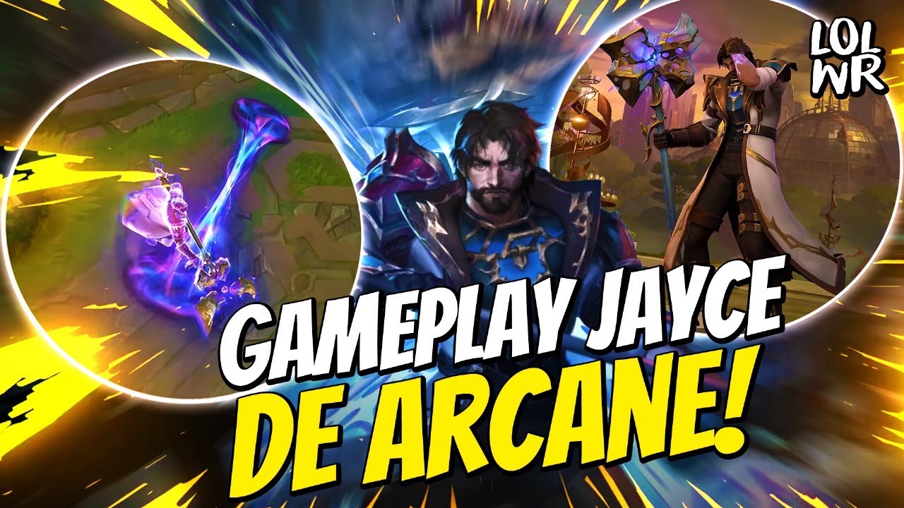NOVA SKIN DO JAYCE ARCANE SOBREVIVENTE TA PERFEITA!! LOL WILD RIFT ...