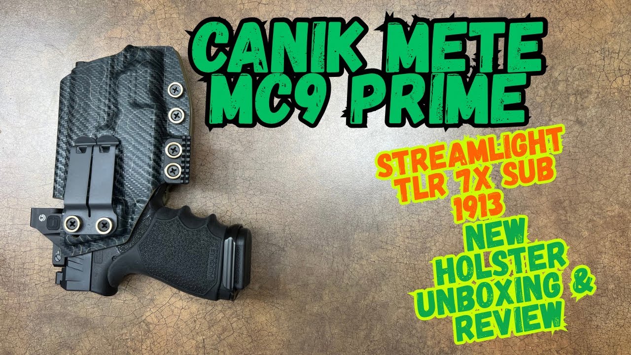 CANIK METE MC9 PRIME: UNBOXING & REVIEW OF THE STREAMLIGHT TLR 7x Sub ...