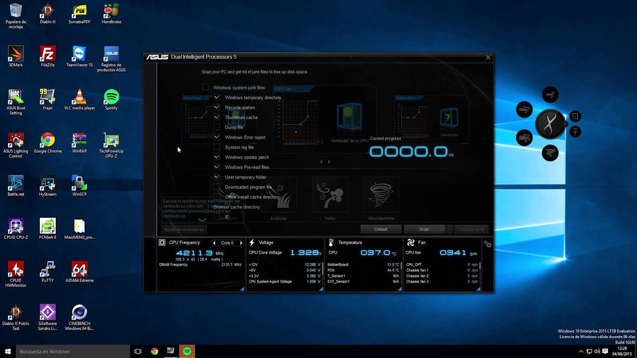 Repaso Software - ASUS Z170 Deluxe - HispaZone.com - YouTube