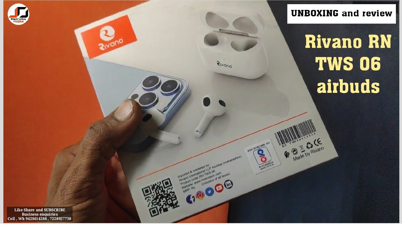 rivano rn tws 06 earbuds review #149 #unboxing - YouTube