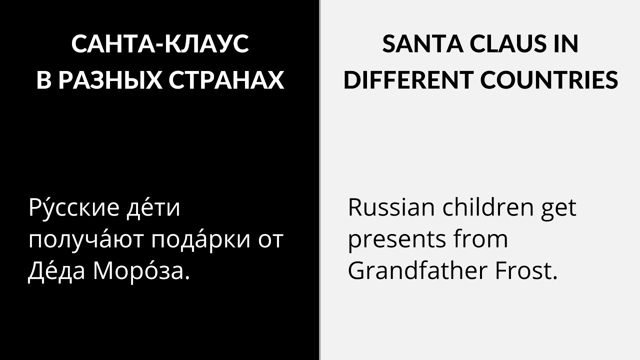 Texts in Slow Russian (with parallel English translation) // 2 - YouTube