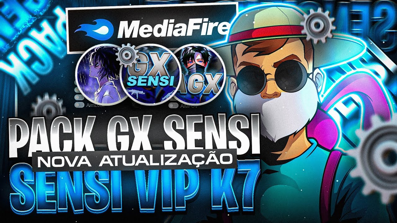 NOVO!!😈⚙️PACK da GX SENSI - PACK DE SENSI K7 - A MELHOR SENSIBILIDADE PRA SUBIR CAPA ANDROID E ...