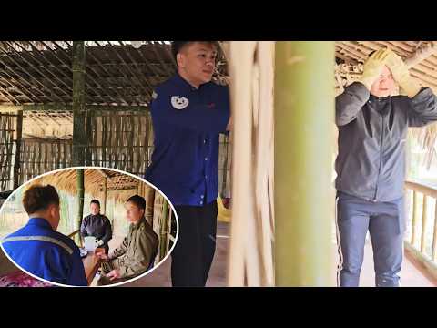 May's house was broken into, and police officer Luyen arrived to handle the incident.