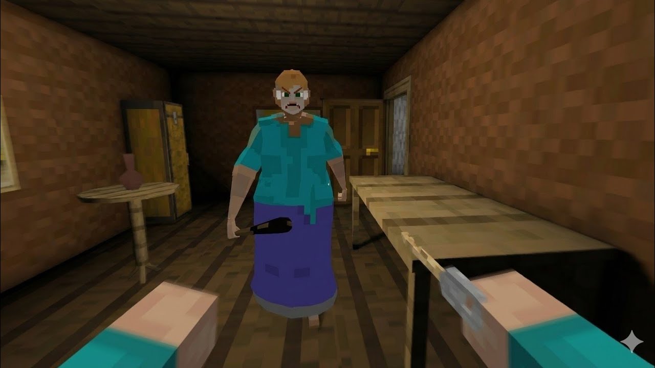 PLAYING AS MINECRAFT GRANDPA IN GRANNY CHAPTER 1 | GAME MODE MENU - YouTube