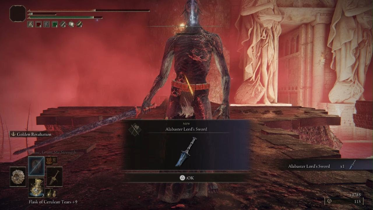 ELDEN RING: Acquiring Alabaster Lord's Sword + Map location - YouTube