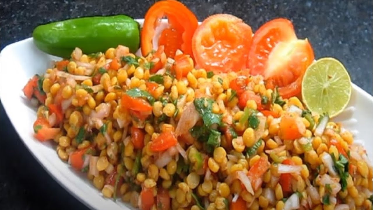Chana Daal Chat | चना दाल चाट | Low calorie High protein | Ramadan ...