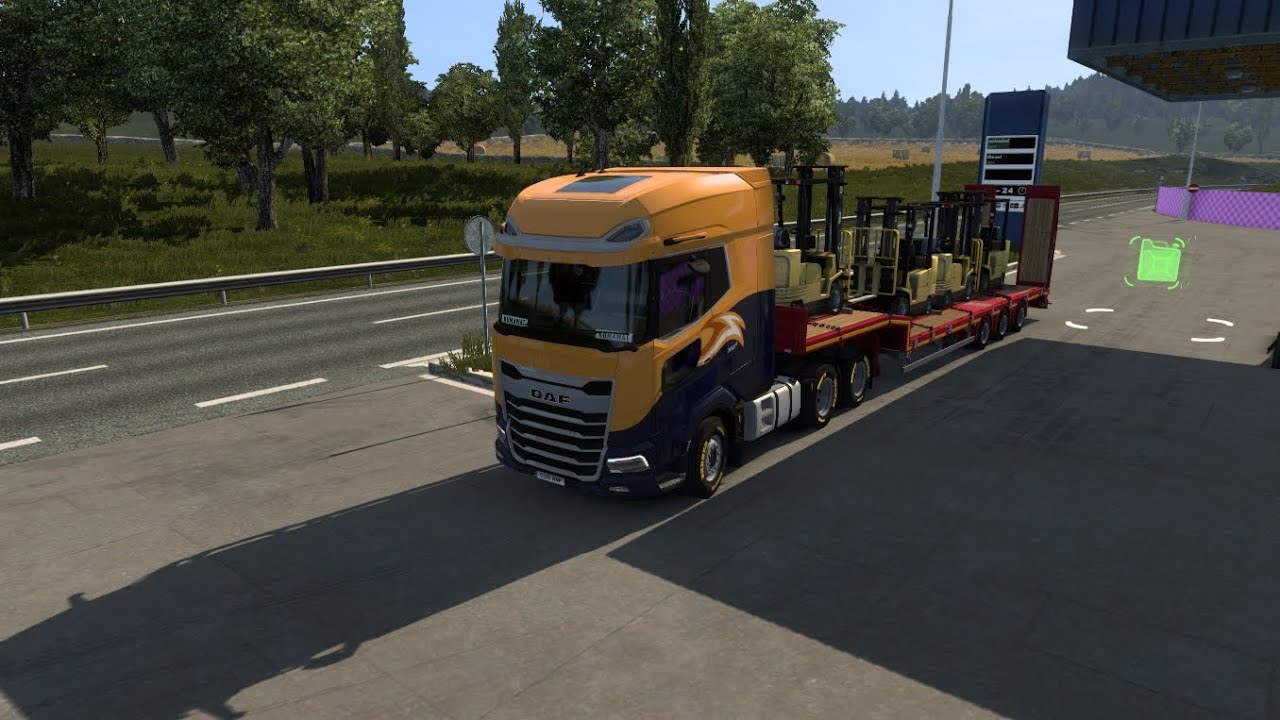 lifting machine//Euro truck simulator 2//heavy load uthane ke liye ...