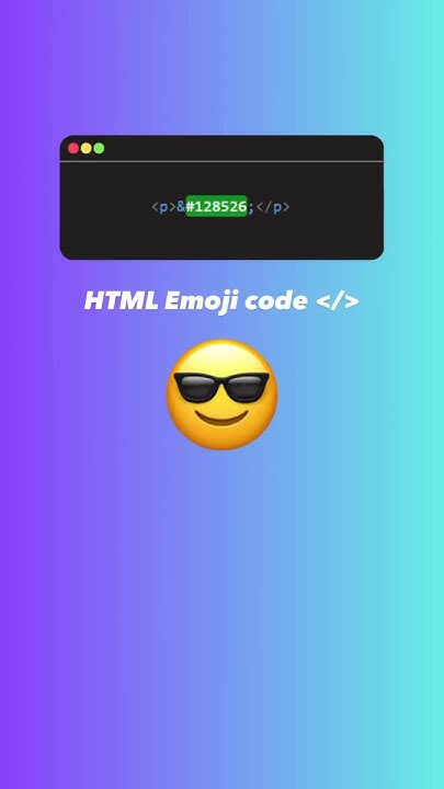 Html Emoji Code Htmlemoji Csscard Youtube