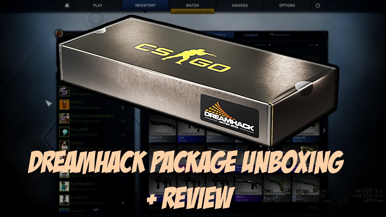DreamHack 2013 winter package unboxing - YouTube