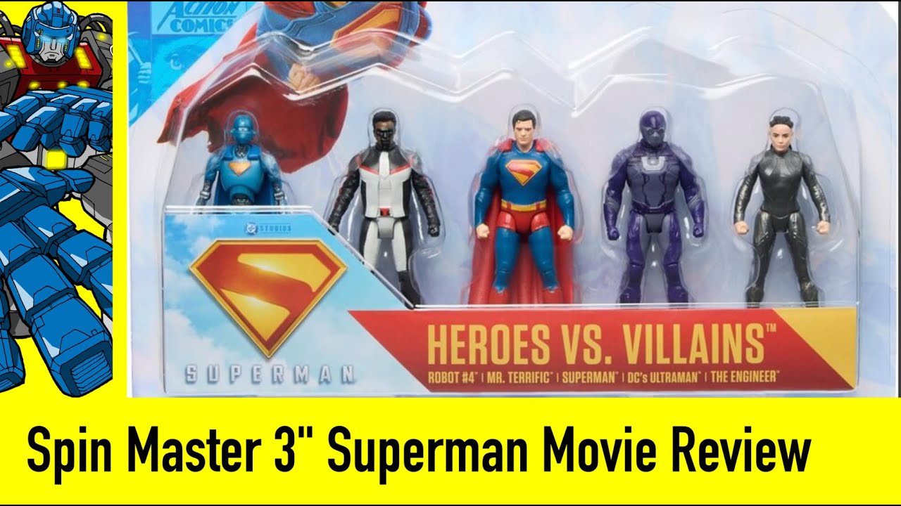 Spin Master 3" Superman Movie Review - YouTube