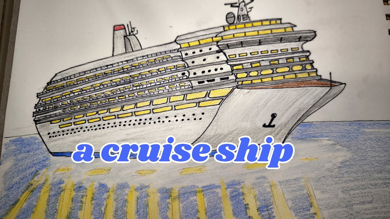 How to Draw | Cruise Ship - YouTube