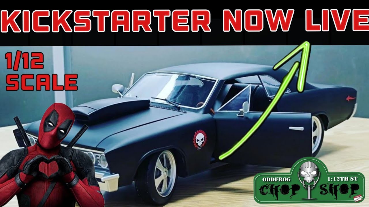 Now Live *New* Kickstarter 1/12 Scale Muscle Car!! - YouTube