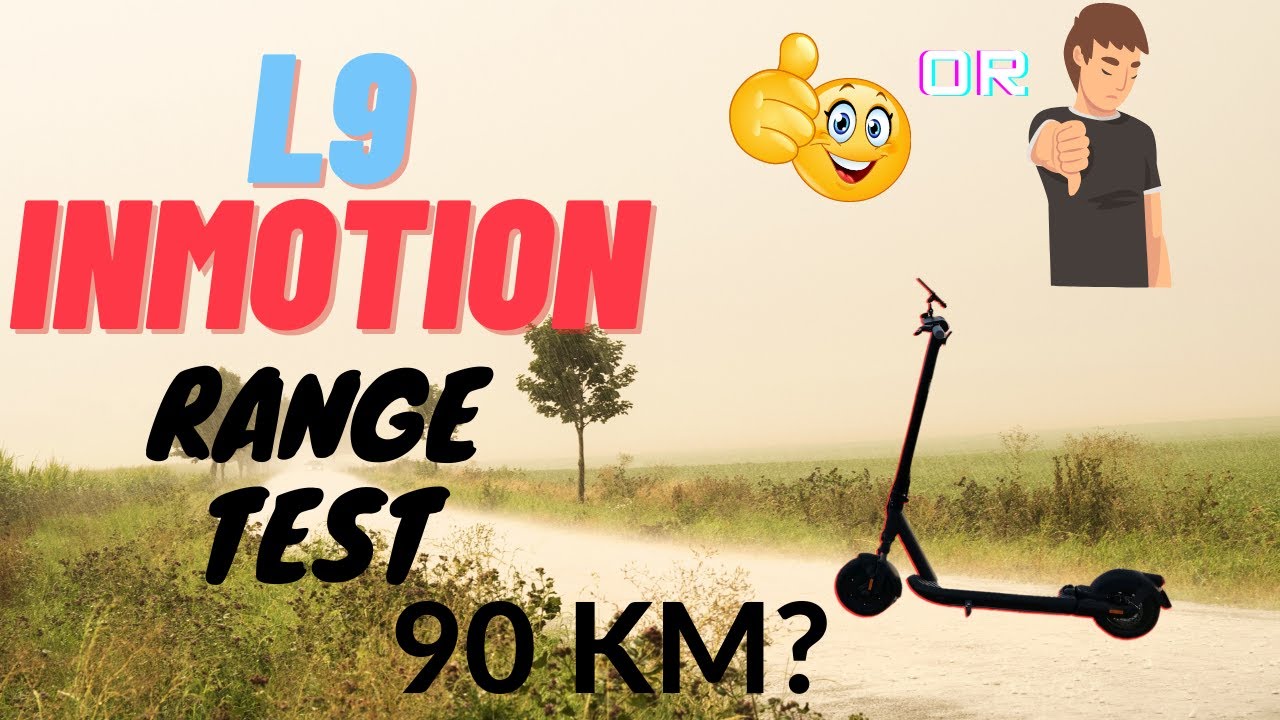 L9 Inmotion E-Scooter Range Test - YouTube
