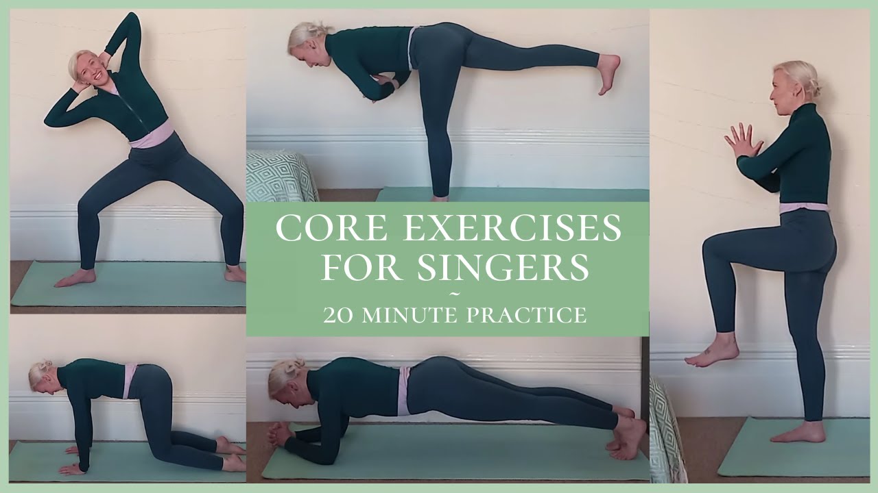 Core Exercises for Singers | 20 Minute Practice | Neck Friendly Yoga ...