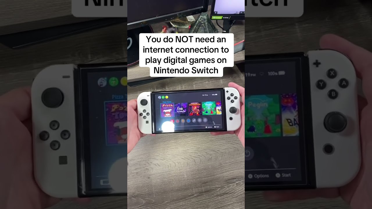 Nintendo switch digital games need internet store