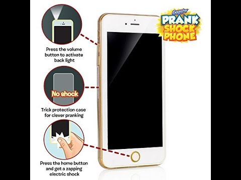 Shocking iPhone Prank Toy / Fake Electric Shock iPhone with Laser Light ...