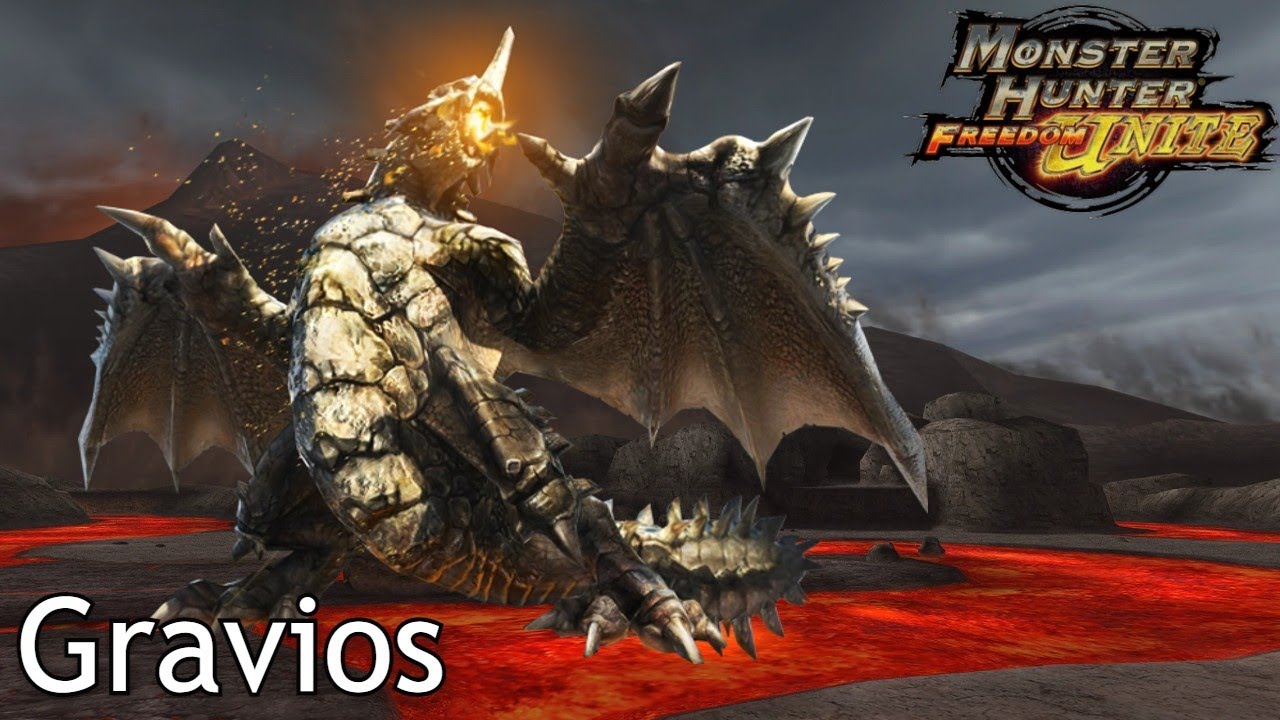 Monster Hunter Freedom Unite: Gravios Boss Fight #31 - YouTube