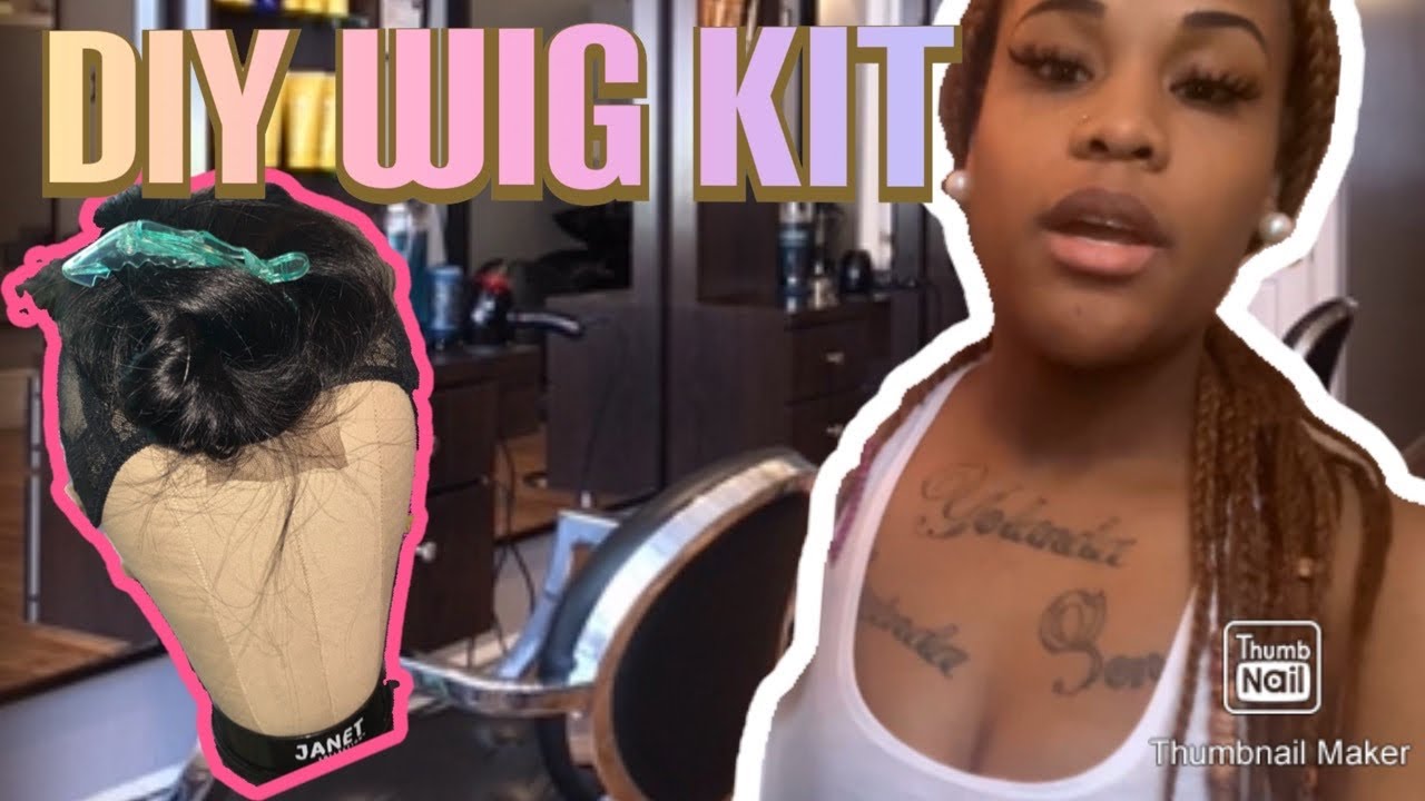DIY WIG KIT | Making My First Wig! - YouTube