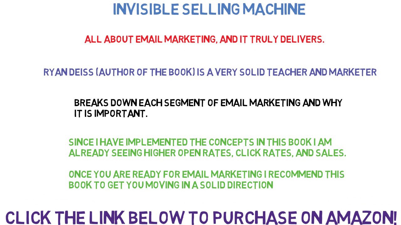 Book Review! Invisible selling machine - YouTube