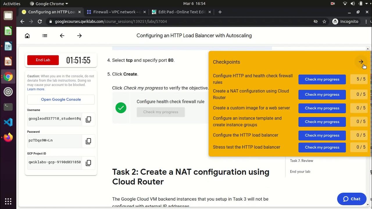 Qwiklabs # Configuring an HTTP Load Balancer with Autoscaling - YouTube