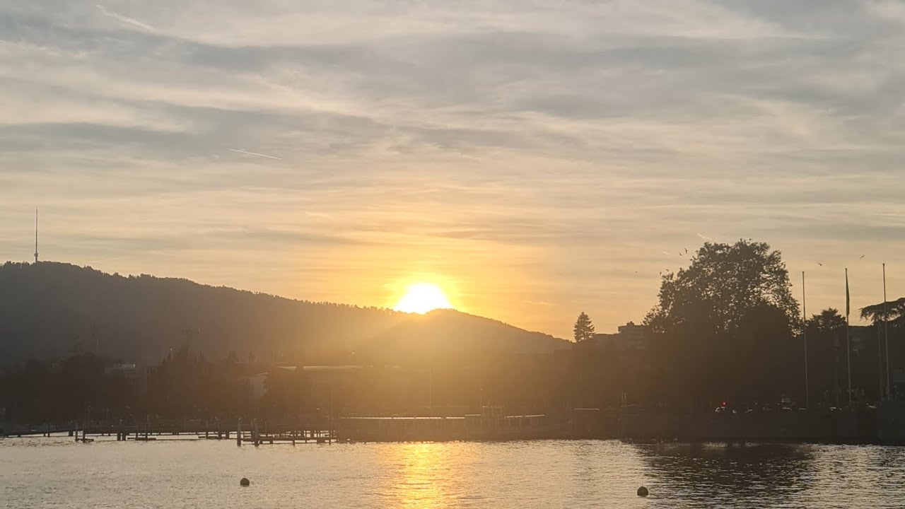 SUNSET AT ZURIK LAKE - YouTube