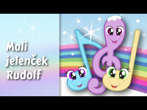 Mali jelenček Rudolf – note za klavir – besedilo pesmi – karaoke