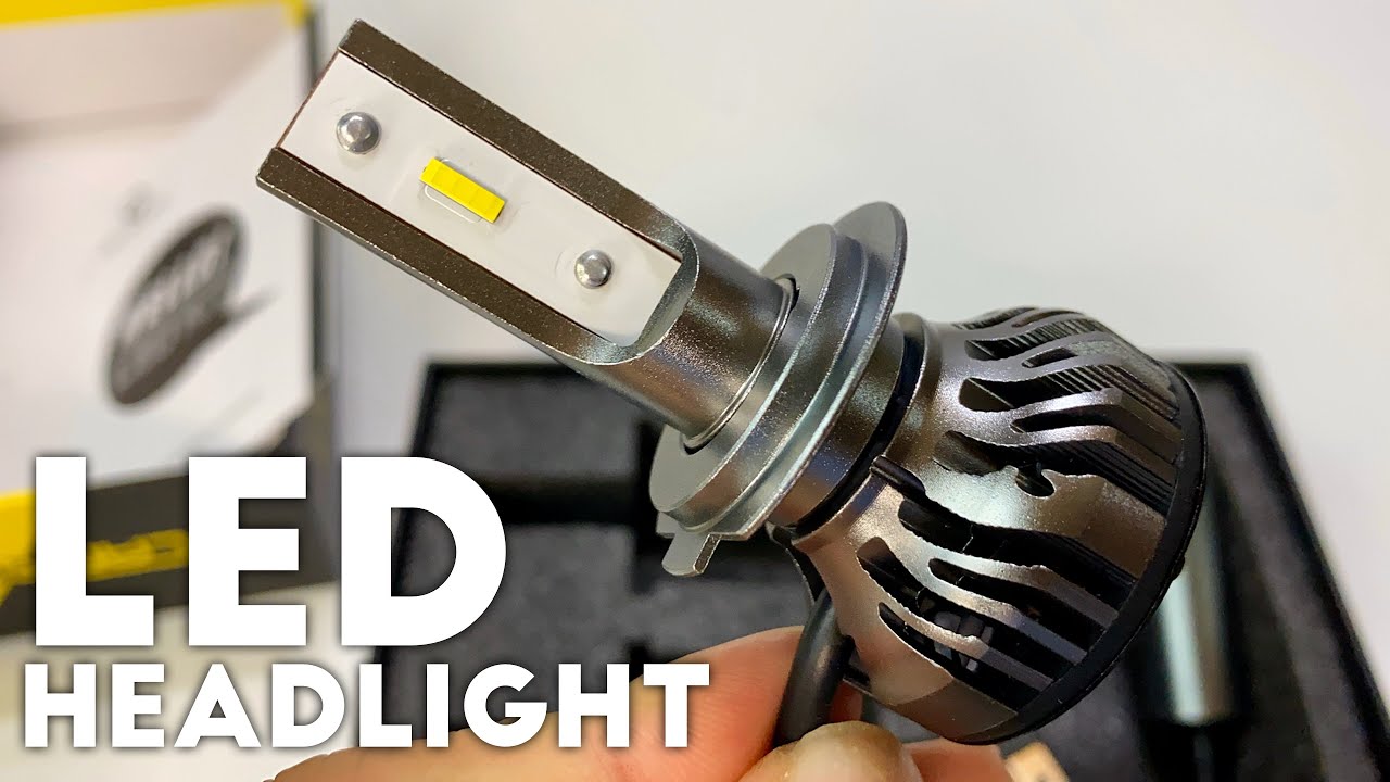 H7 10000 Lumes LED Headlight Bulb by Car Rover Unboxing - YouTube