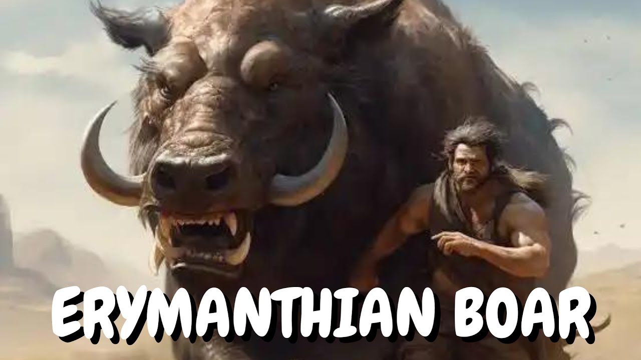 The Erymanthian Boar - Greek Mythology #mythical #mythology # ...