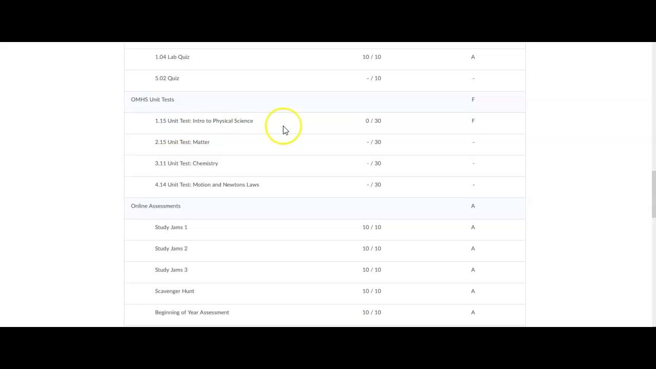 Checking for overdue assignments and grades - YouTube