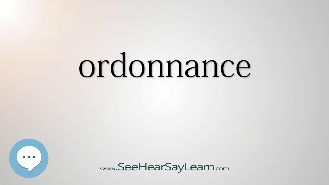 ordonnance - Smart & Obscure English Words Defined 👁️🔊🗣🧠 - YouTube