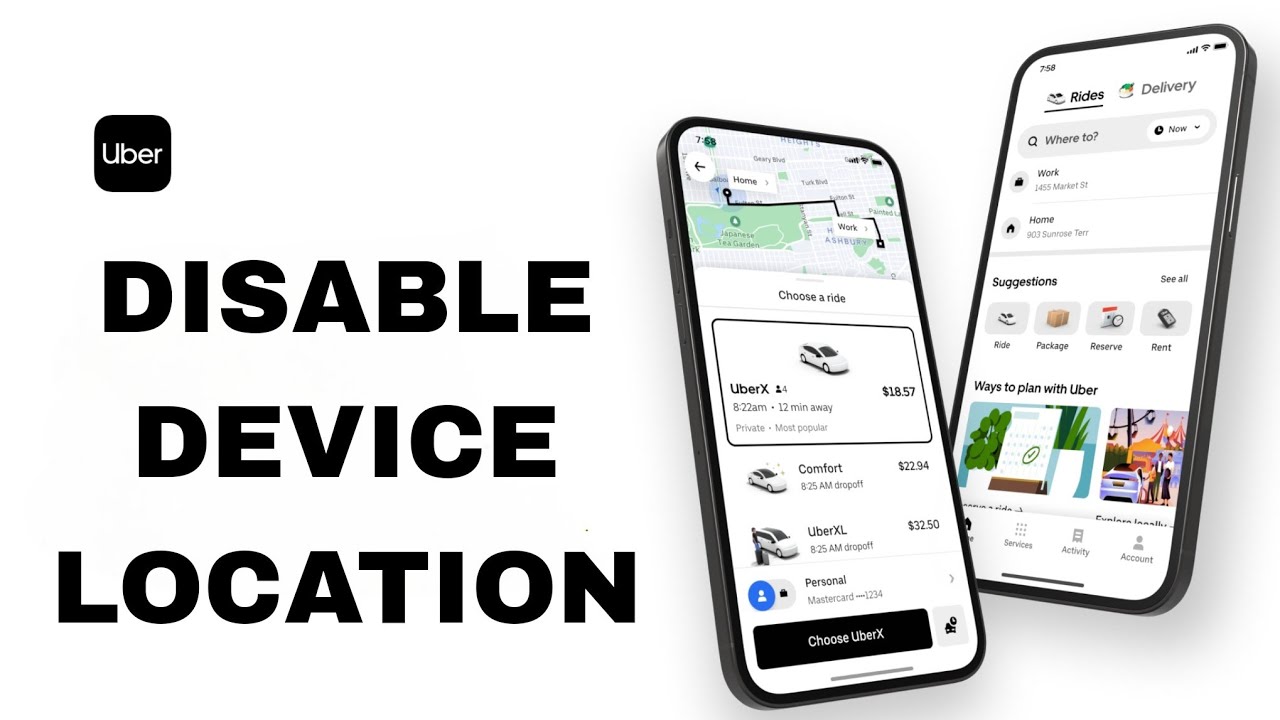 How To Disable Device Location On Uber App | Step By Step - YouTube