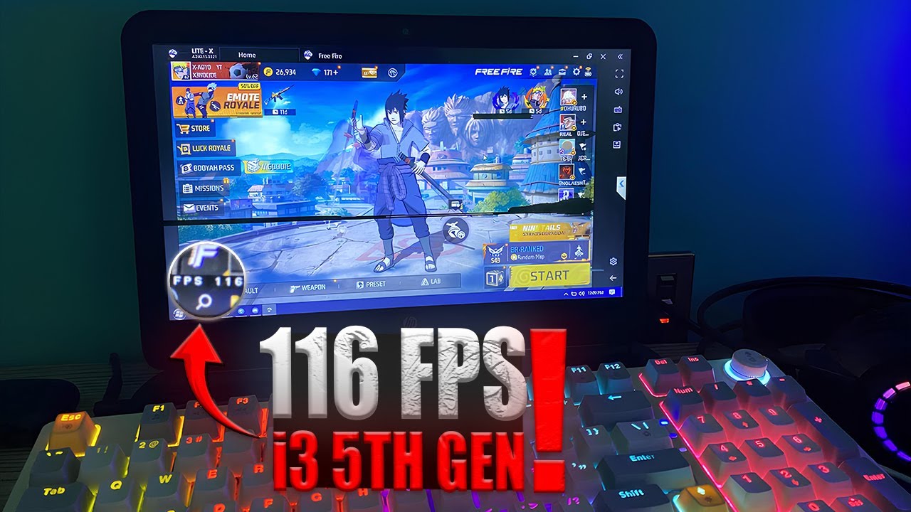 🚨 116 FPS IN I3 5TH GEN 4GB RAM DE PC 🚨 MSI 4 ULTRA LITE - YouTube