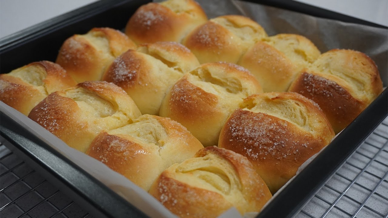 Sugar Butter Buns Recipe | A Must Try Bread Recipe - YouTube