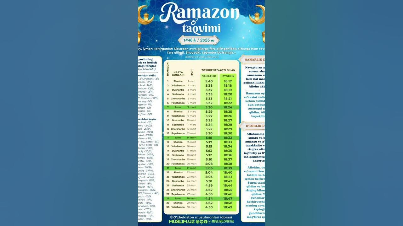 Taqvim 2025 - YouTube