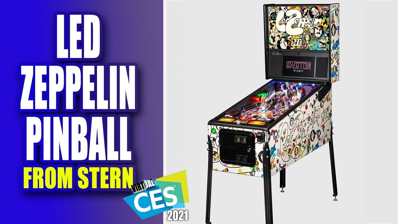 Led Zeppelin Pinball Machine for Your Home from Stern Pinball - YouTube