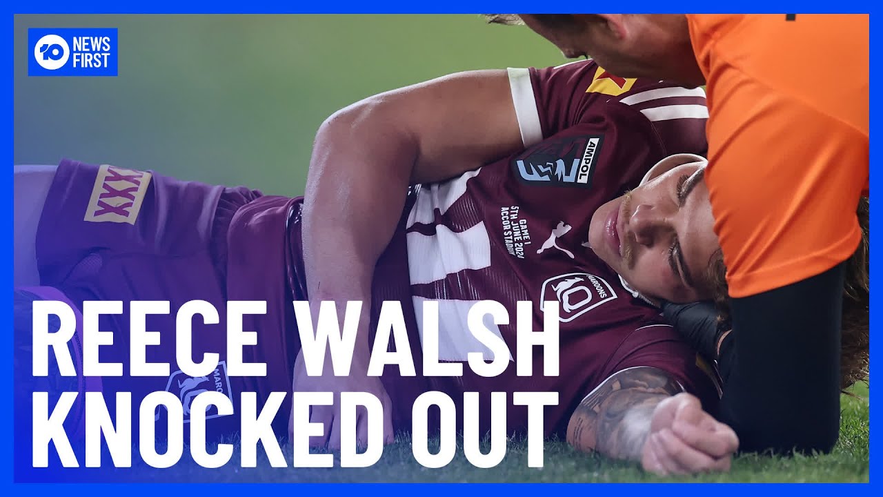 NSW Blues Send Off After Reece Walsh Knocked Out Within Seven Minutes ...