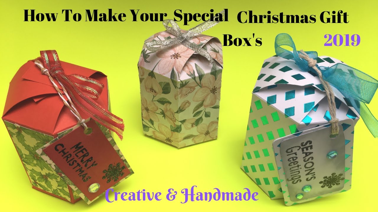 how to make christmas gift boxes | tutorials | gift box for xmas ideas ...