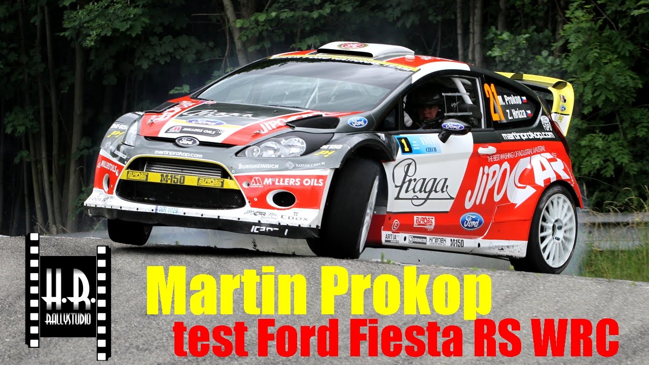 Martin Prokop - test Ford Fiesta RS WRC - H.R.rallystudio - YouTube