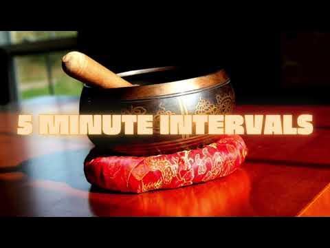 Tibetan Singing Bowl || 5 Minute Intervals || Meditation Timer - YouTube