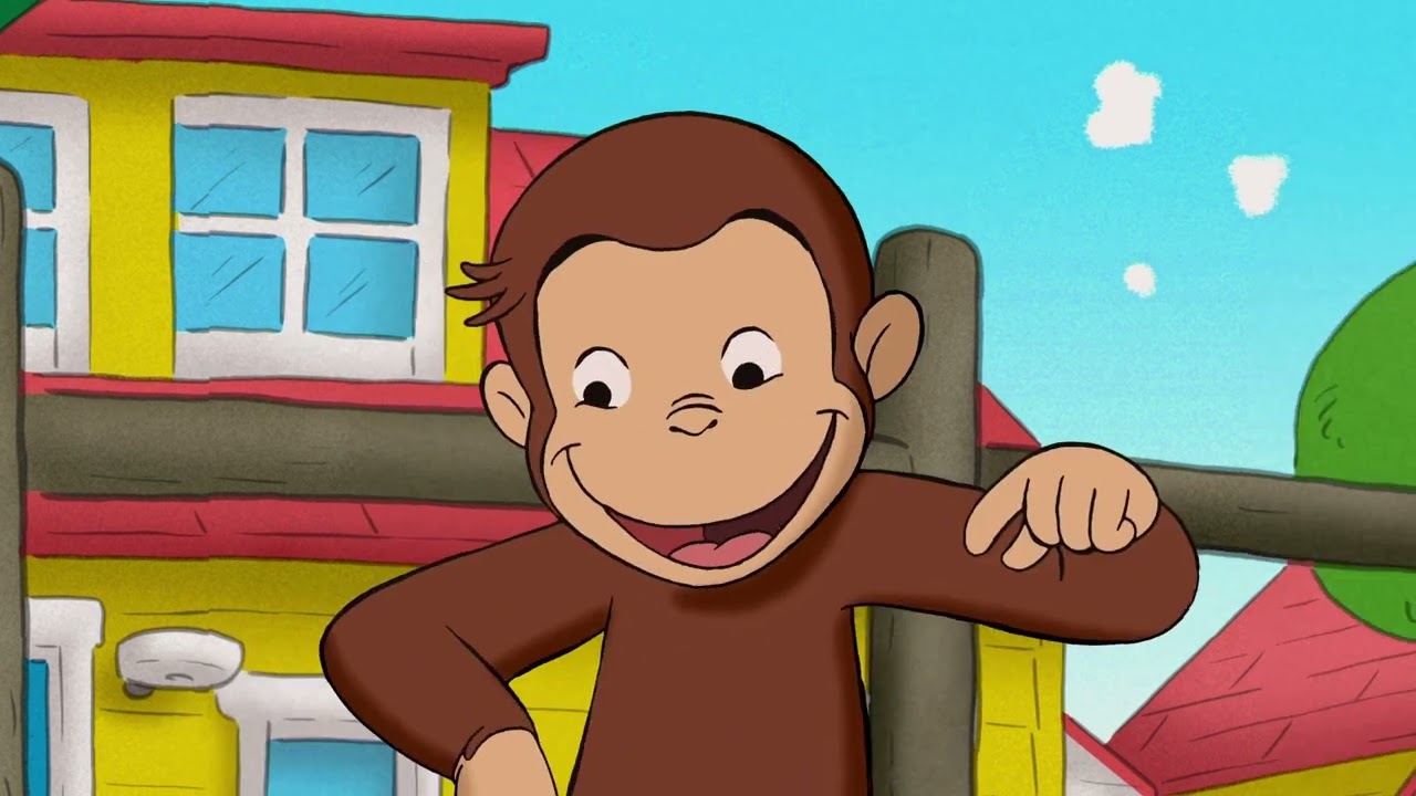 Georges le Petit Singe 🐵 George le curieux apprend à plonger 🐵 Dessins ...