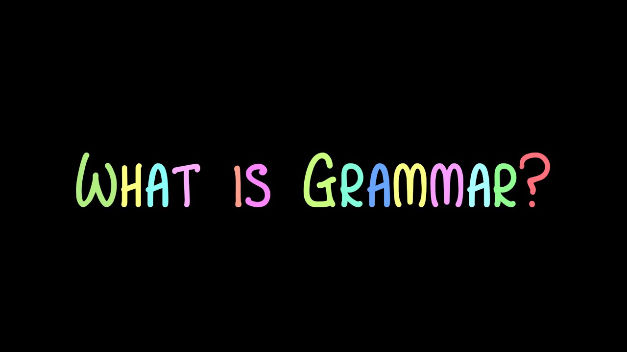 English Grammar Poem - Group 2 - Mundo World School - YouTube