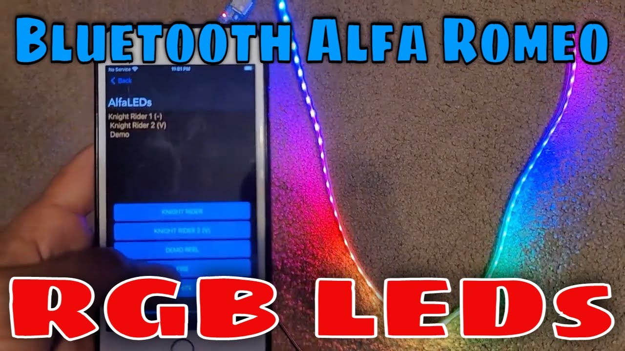 Alfa Romeo Bluetooth LEDs for Front "V" - AlfaLEDs for iOS and Android ...