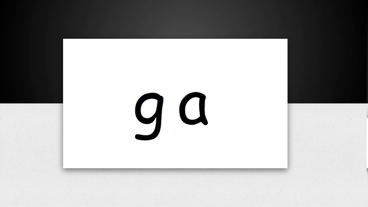 Successive Blending - Letter G - YouTube