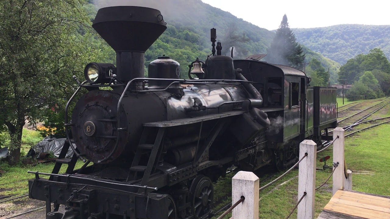 Heisler 6 Pulling Away From the Durbin Rocket - YouTube