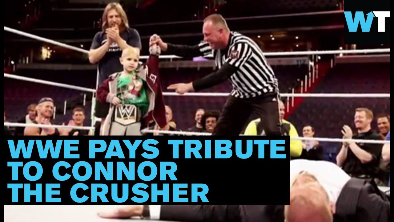 WWE's Tribute To 8-Year Old Connor The Crusher | What's Trending Now ...