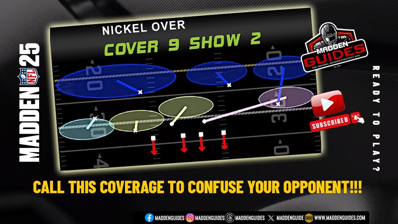 Expert Guide: Master the Nickel Over - Cover 9 Show 2 in Madden 25 ...