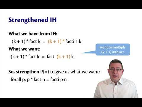 Example Proof: Iterative Factorial | OCaml Programming | Chapter 6 Video 26 - YouTube